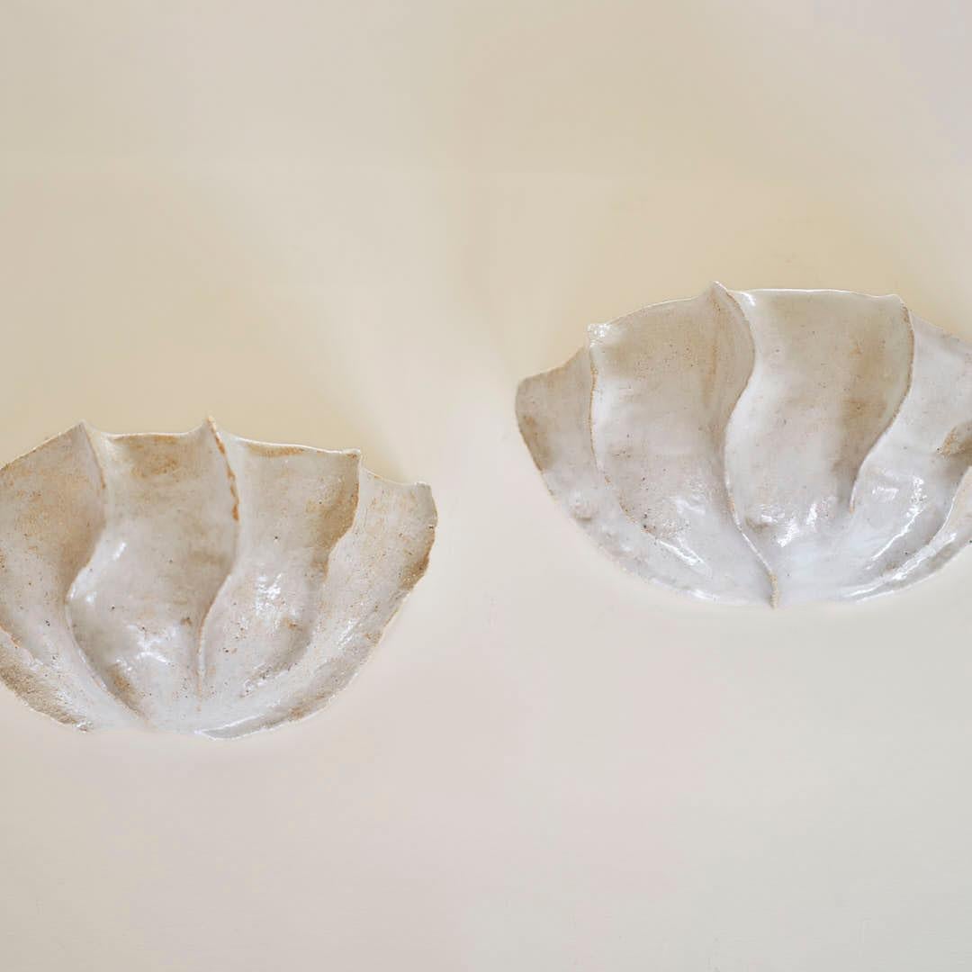 Ailes Sculptural Sconce, Glazed For Sale at 1stDibs