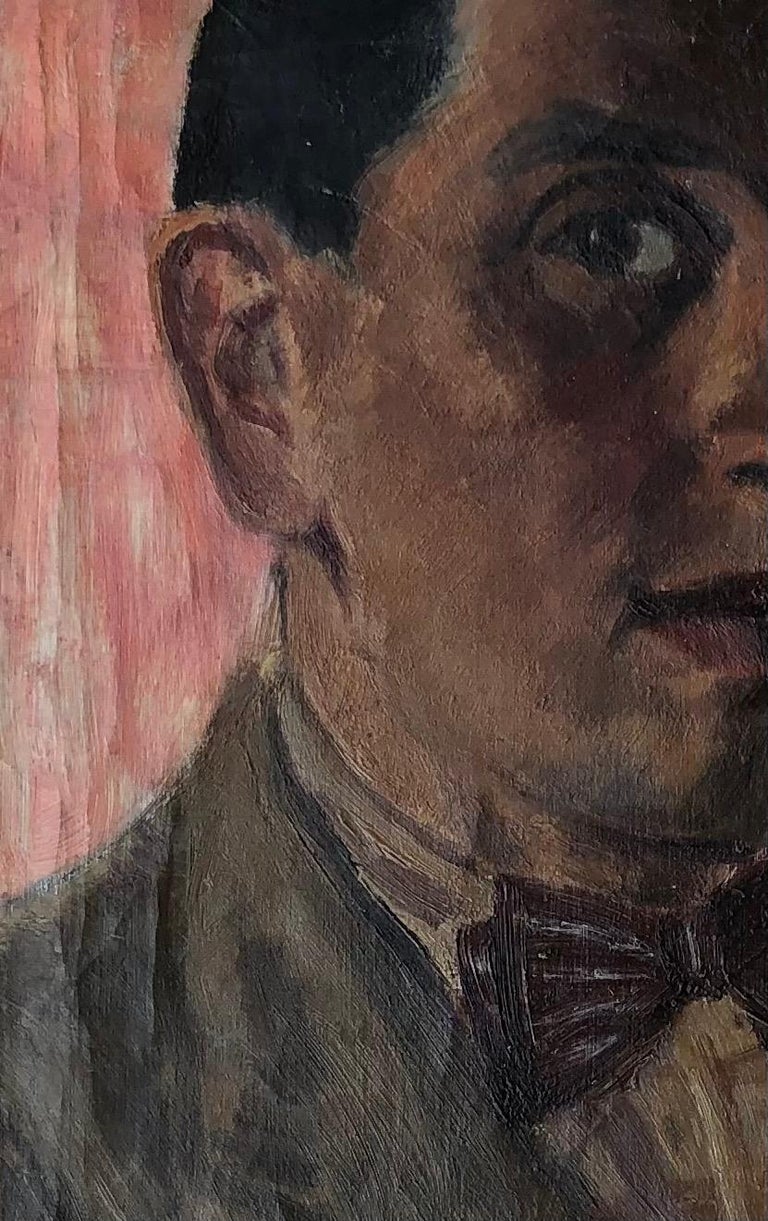 Aimé Moret - Self-portrait of Aimé Moret For Sale at 1stDibs