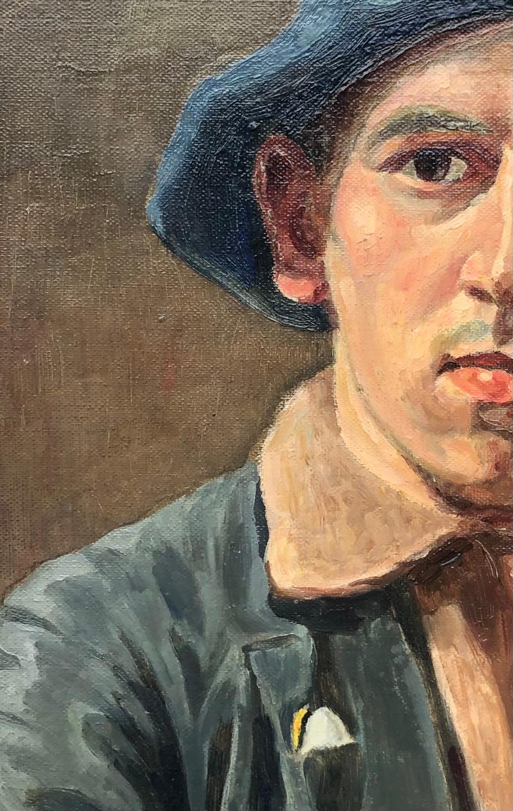 Aimé Moret - Self-portrait painted by himself at 1stDibs
