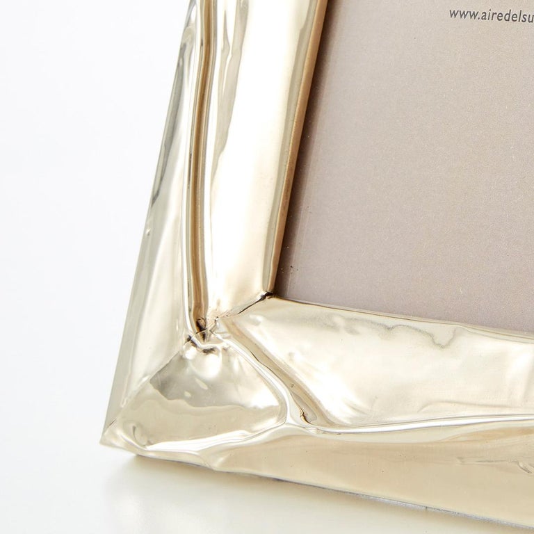 AIMARA Small Alpaca Silver Photoframe For Sale at 1stDibs