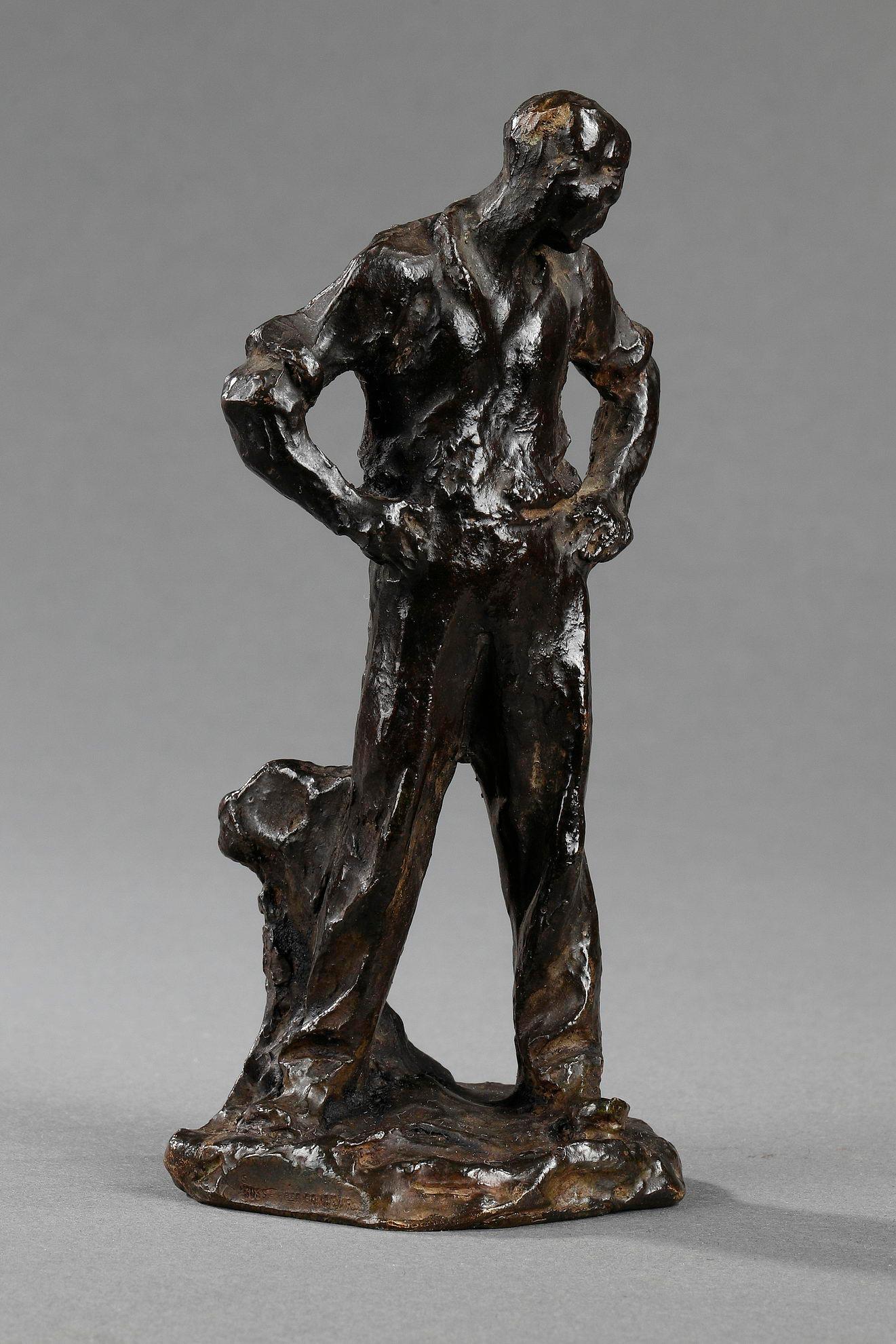 Aimé-Jules Dalou - Descanso campesino en venta en 1stDibs