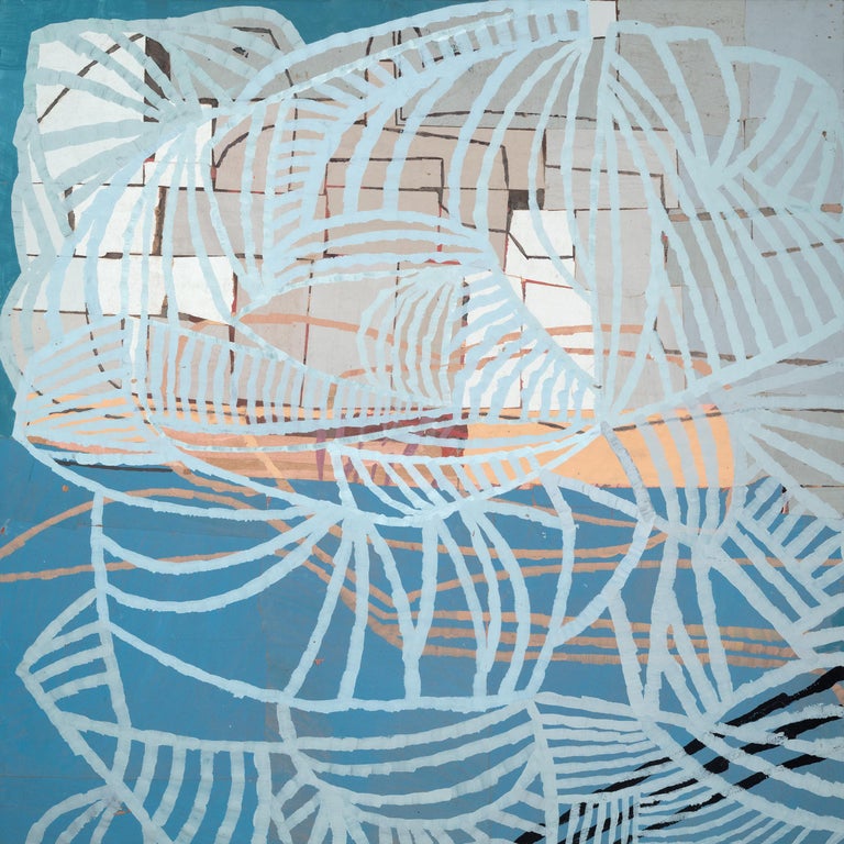 Aimée Farnet Siegel - "Netting Over Rock - Non-Objective Paper Collage ...