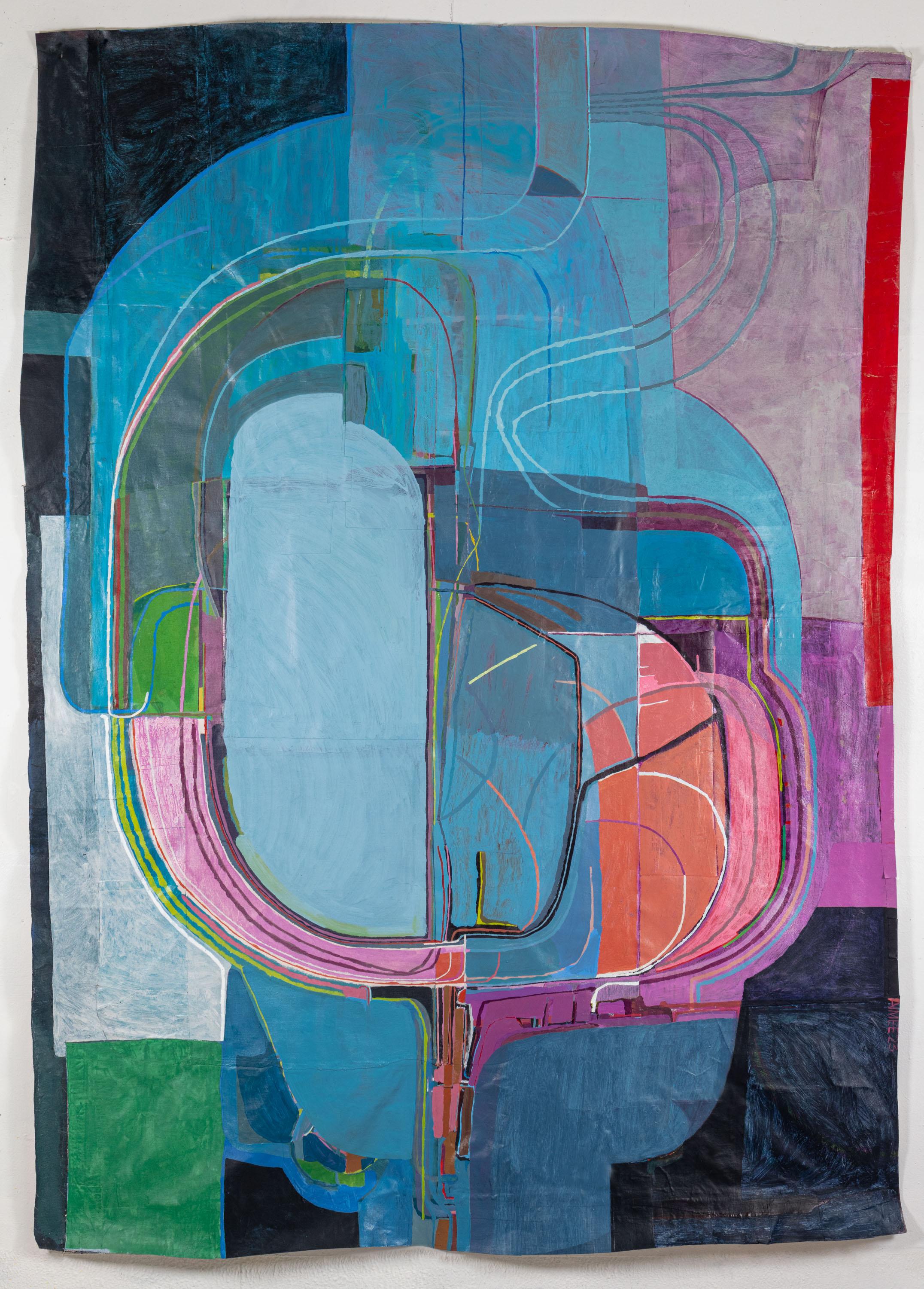 Aimée Farnet Siegel - "Pendulum" -- Abstract painting by Aimée Farnet ...