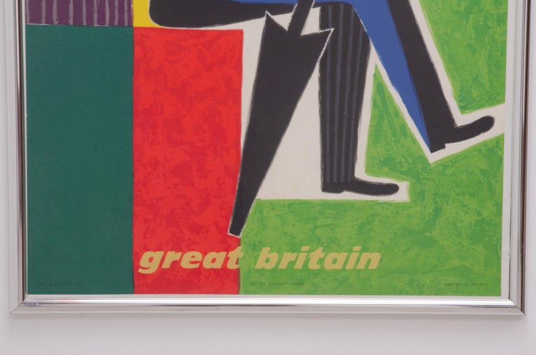 Air France Great Britain Poster Guy Georget Original, 1963 For Sale at ...