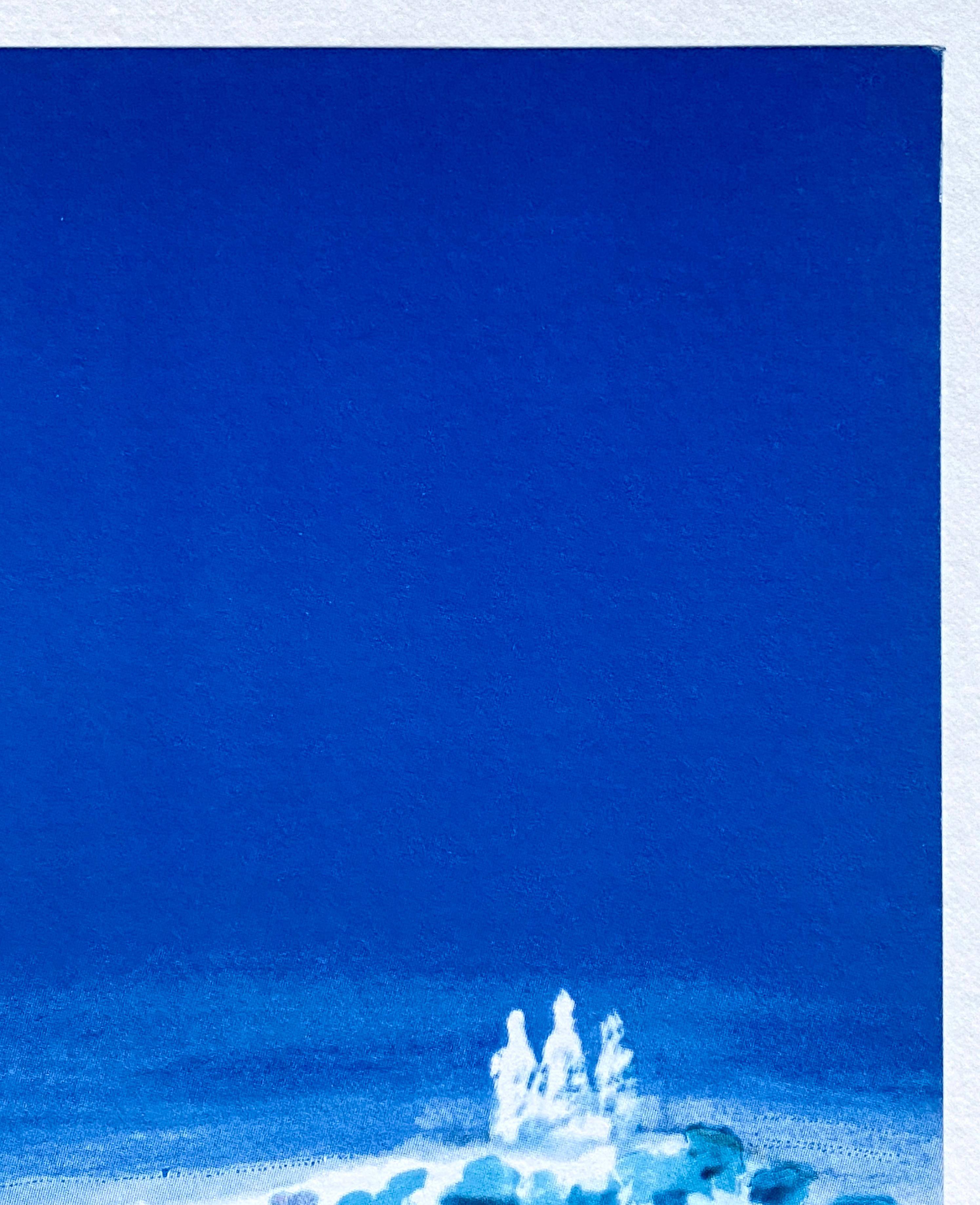 'Air France Paris' Original Vintage Travel Poster by Bernard Villemot ...