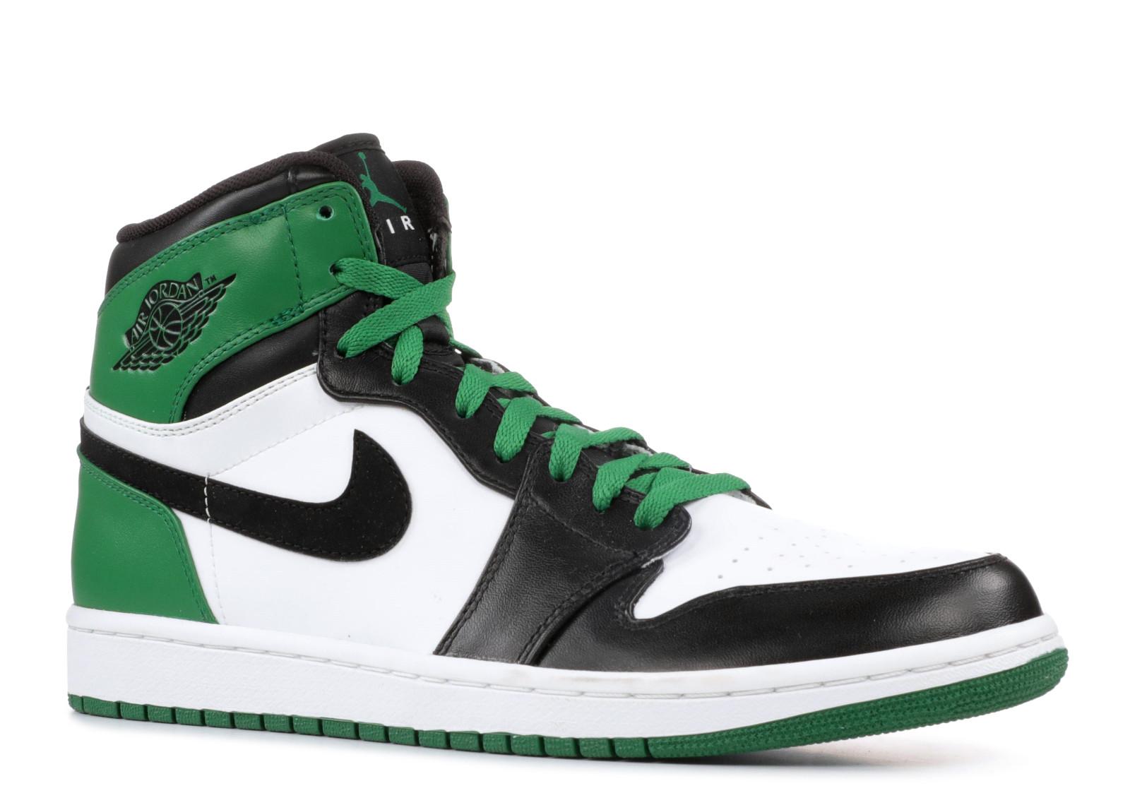 Air Jordan 1 x Nike Tricolor Leather Retro Celtics High Top Sneakers ...