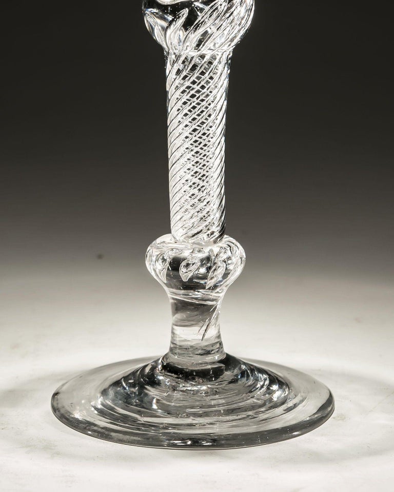 Air Twist Composite Stem Wine Glass For Sale at 1stDibs