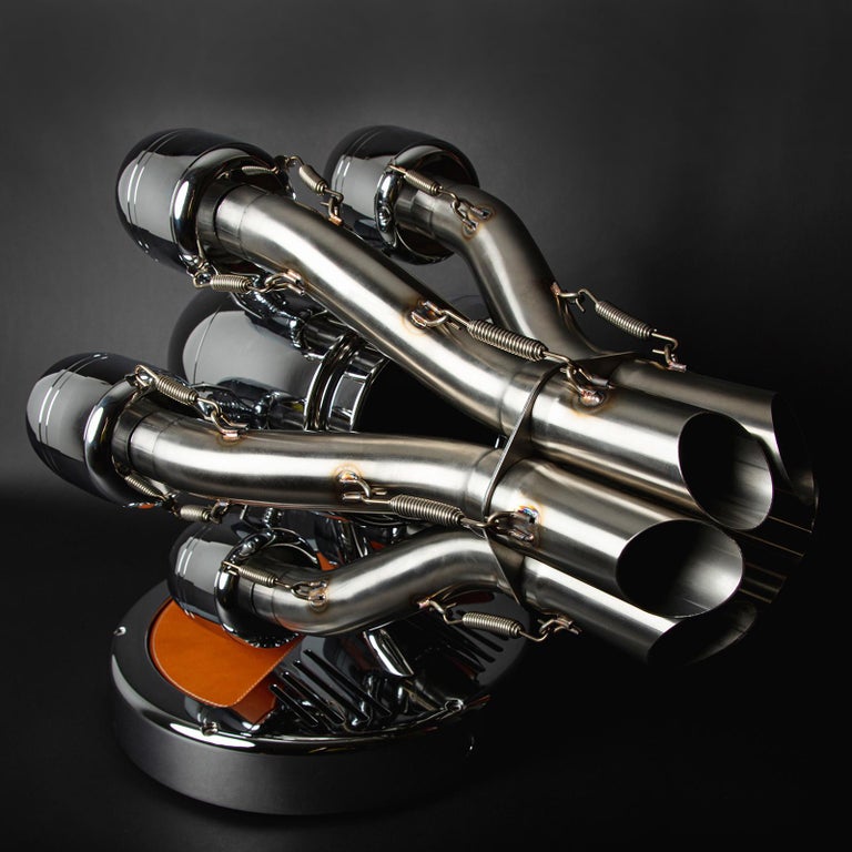 Aircraft Engine Chrome Speaker For Sale at 1stDibs