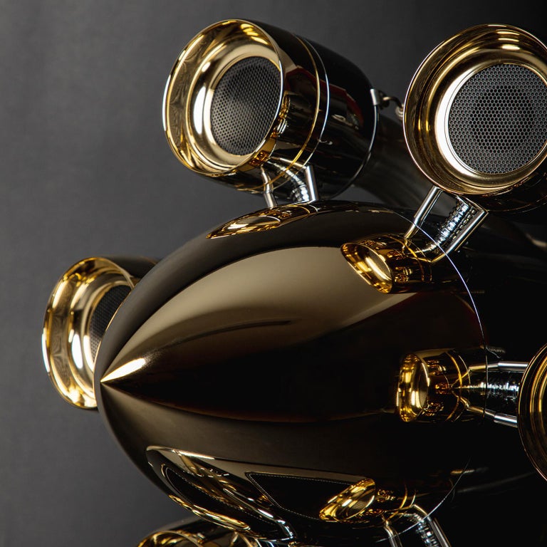 Aircraft Engine Gold Speaker For Sale at 1stDibs