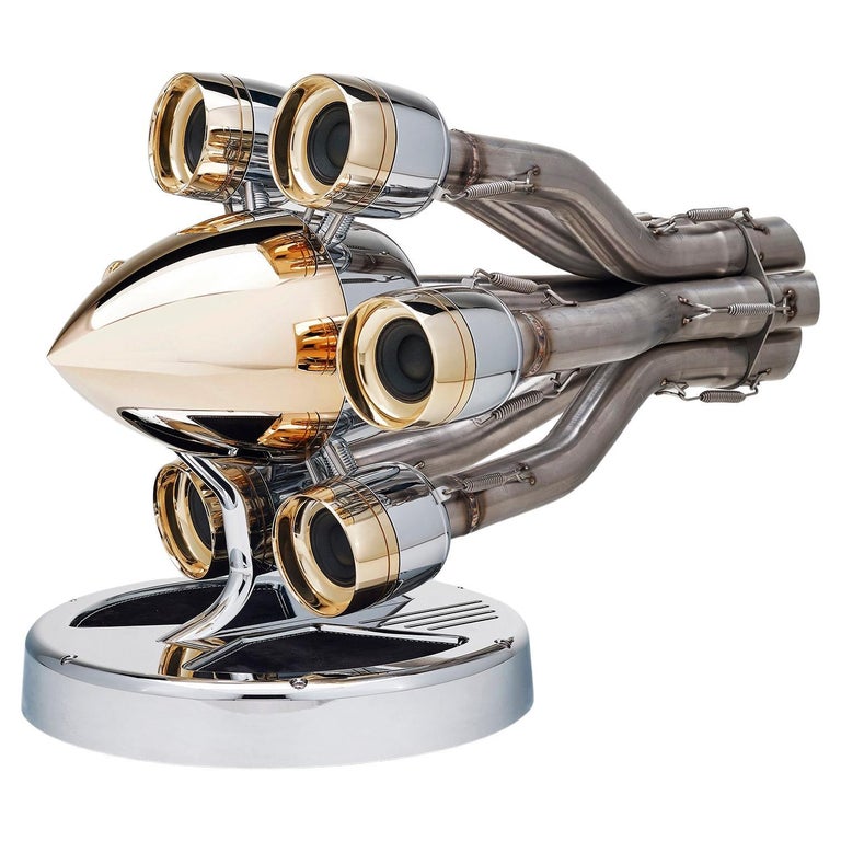 Aircraft Engine Gold Speaker For Sale at 1stDibs