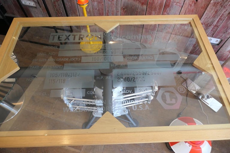 Aircraft Lycoming Engine Dining Room Table For Sale at 1stDibs