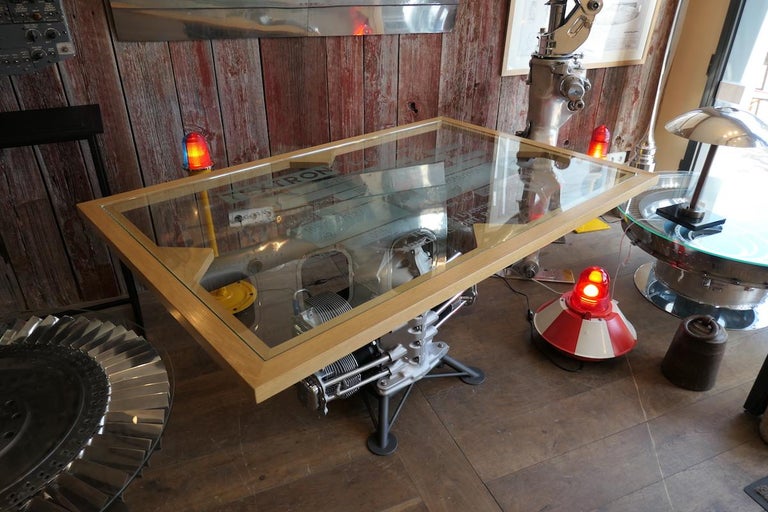 Aircraft Lycoming Engine Dining Room Table For Sale at 1stDibs