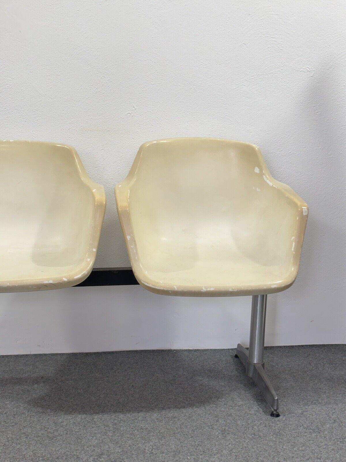 Airport Bench by Charles and Ray Eames Tandem Seating for Herman Miller ...