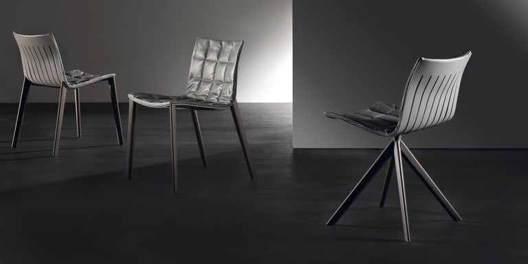 Airy 2016 Side and Dining Chair with Wooden Legs by Acerbis Design For ...