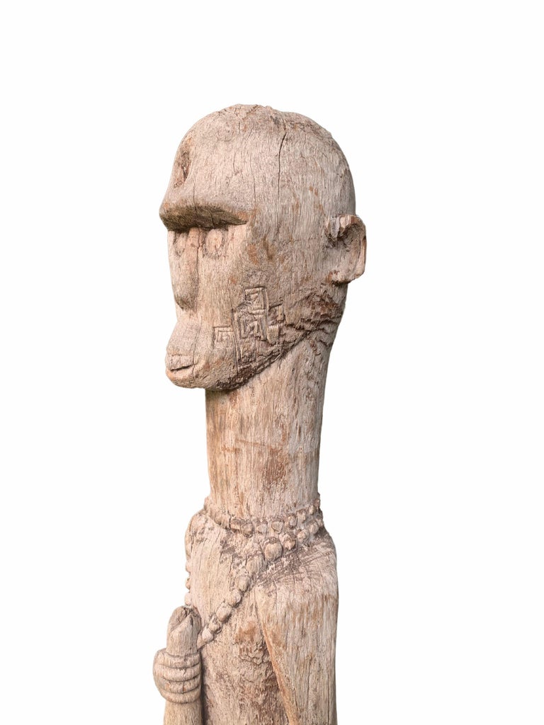 Aitos, Hand-Carved Antique Wood Ancestor Figure from Timor, Indonesia ...
