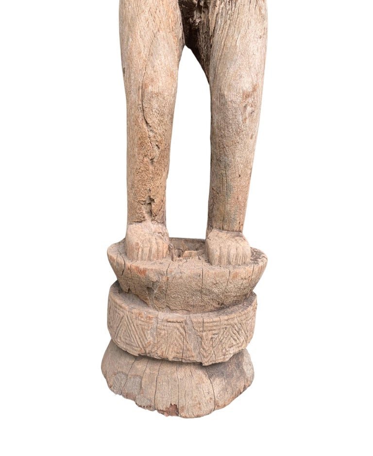 Aitos, Hand-Carved Antique Wood Ancestor Figure from Timor, Indonesia ...