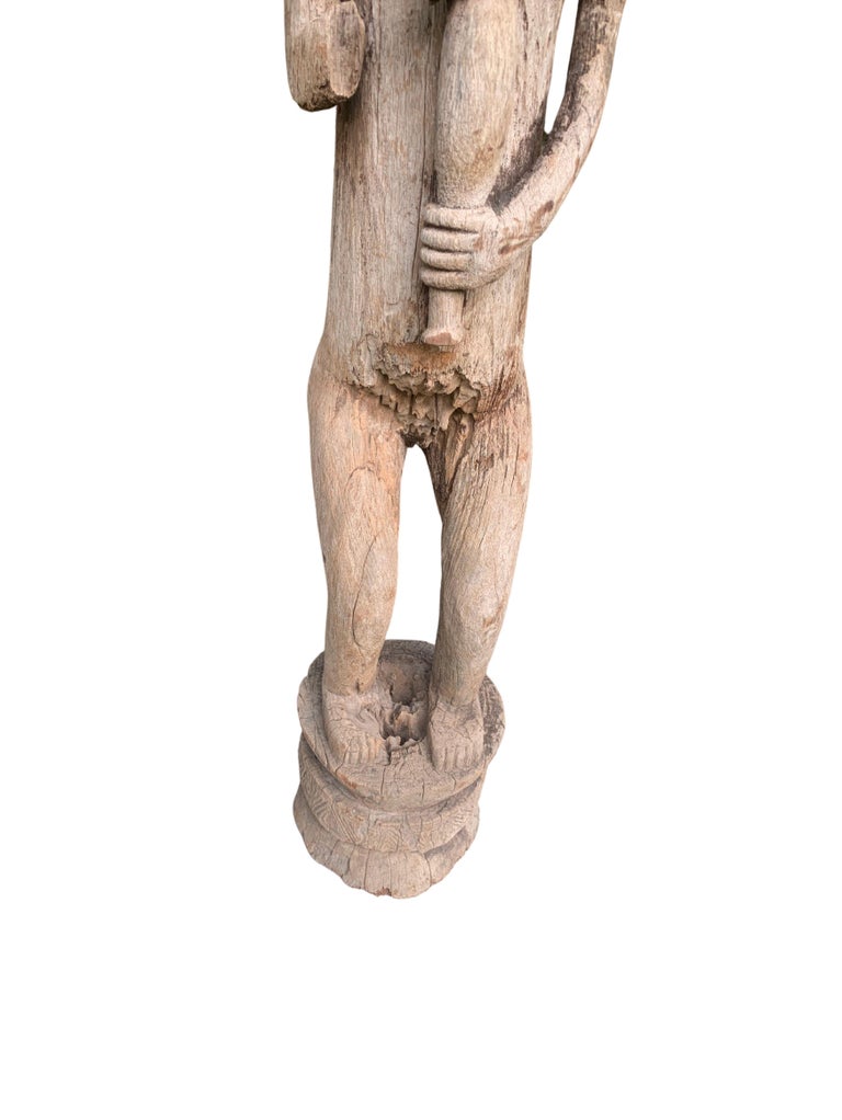 Aitos, Hand-Carved Antique Wood Ancestor Figure from Timor, Indonesia ...
