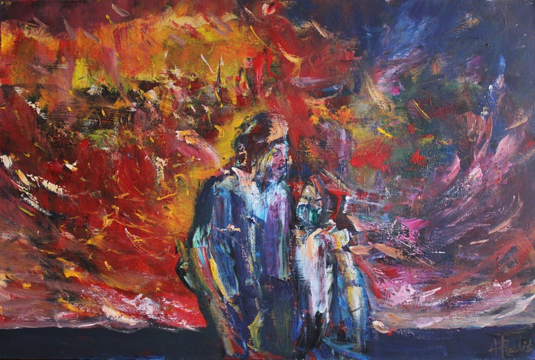 Aivis Pizelis - My panic 2022. Canvas, acrylic. 120x80 cm For Sale at ...