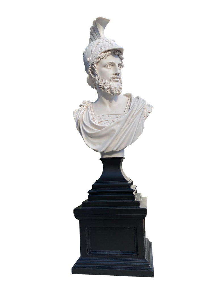 Ajax on a Large Mount Bust Sculpture, 20th Century For Sale at 1stDibs