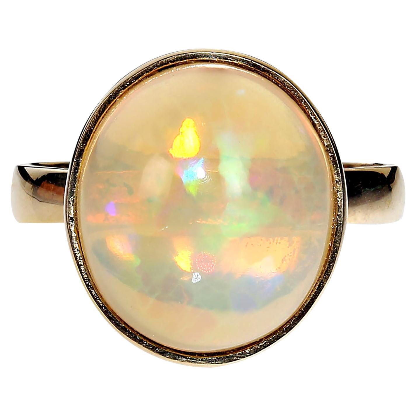 Pol Bury Belgium 1968 2002 Sculptural Kinetic Mezzaluna Ring in 18kt ...