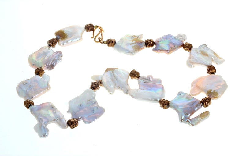 AJD Glistening Happy Beautiful Pearl Shells, Necklace For Sale at 1stDibs