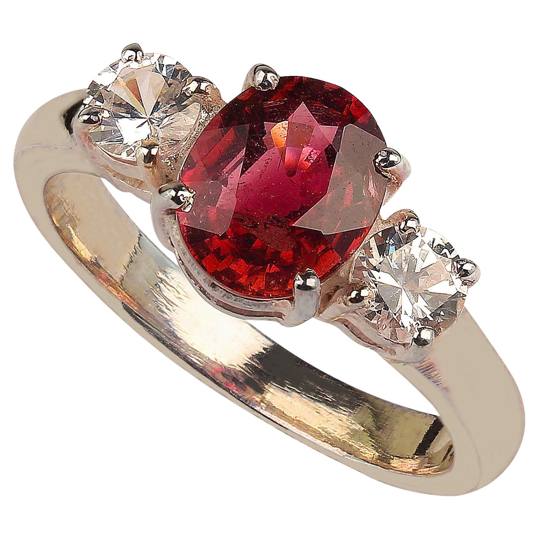 Red Tourmaline Mythology Collection Bacchus Ring by Madstone For Sale ...