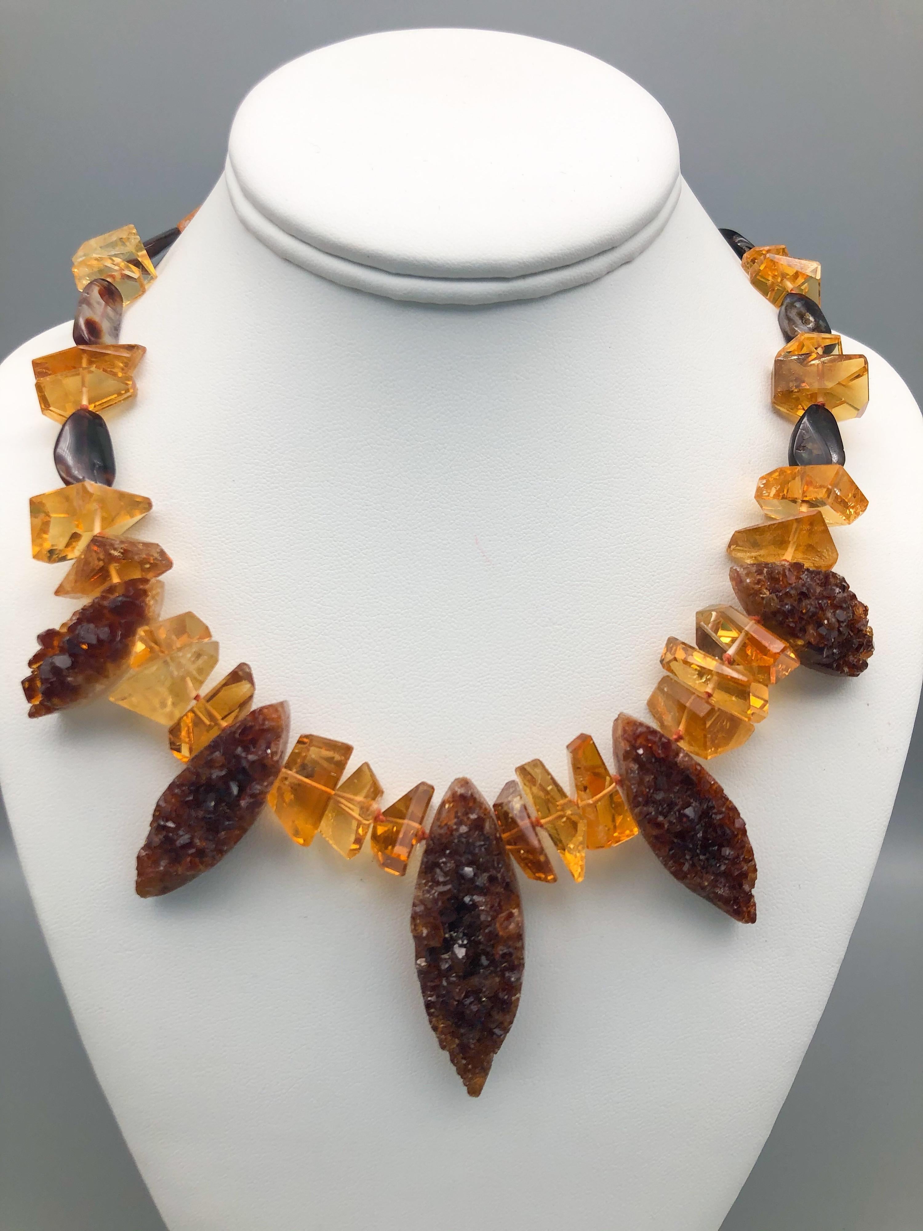 A.Jeschel Citrine and Citrine geodes mixed. For Sale at 1stDibs