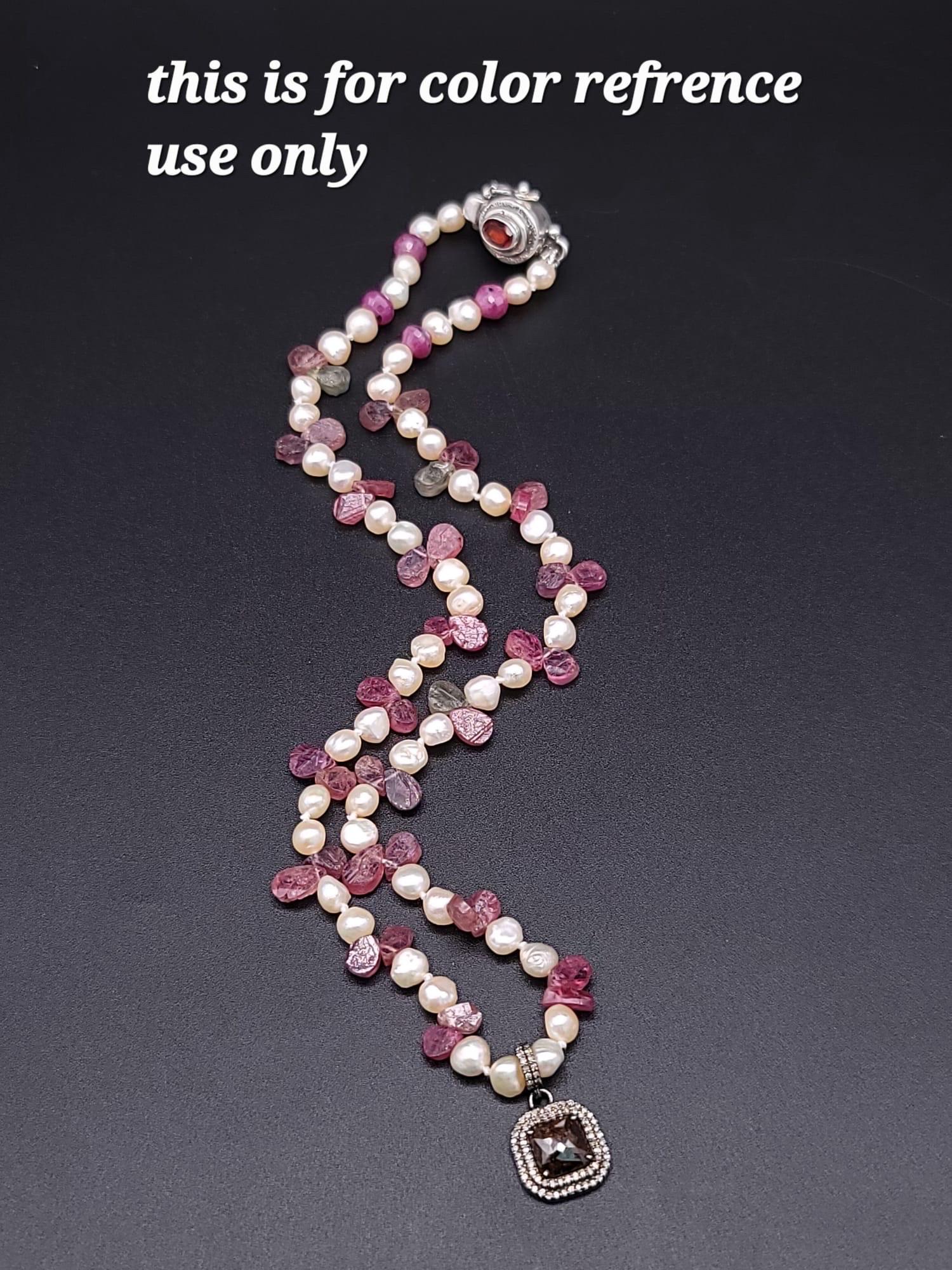 A.Jeschel Elegant single strand Pearl Necklace For Sale at 1stDibs