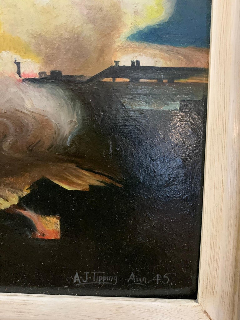 A.J.Tipping - Super rare World War Two scene of St Pauls's Cathedral ...