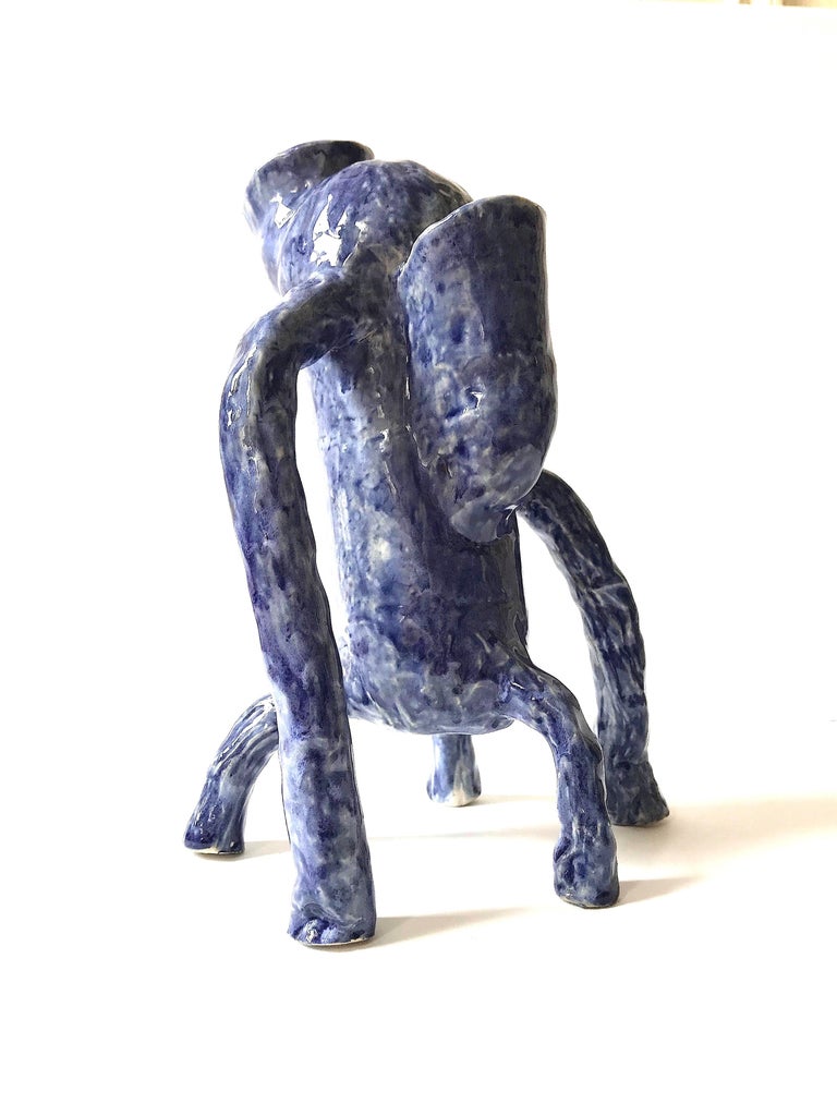 Ak Jansen - Abstract Ceramic Vessel Sculpture; 'Creature Medium No. 10 ...