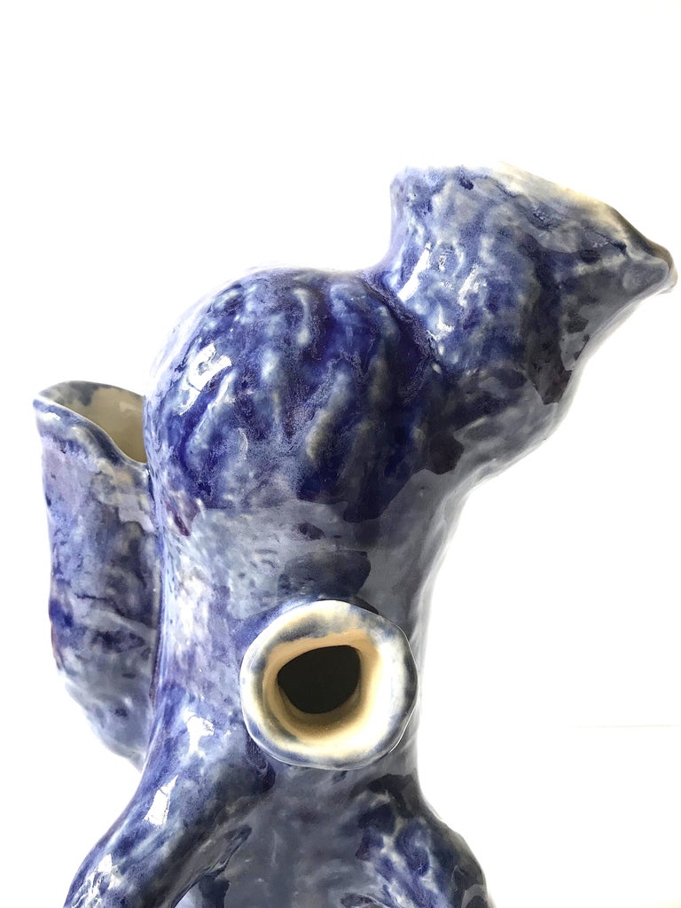 Ak Jansen - Abstract Ceramic Vessel Sculpture; 'Creature Medium No. 10 ...