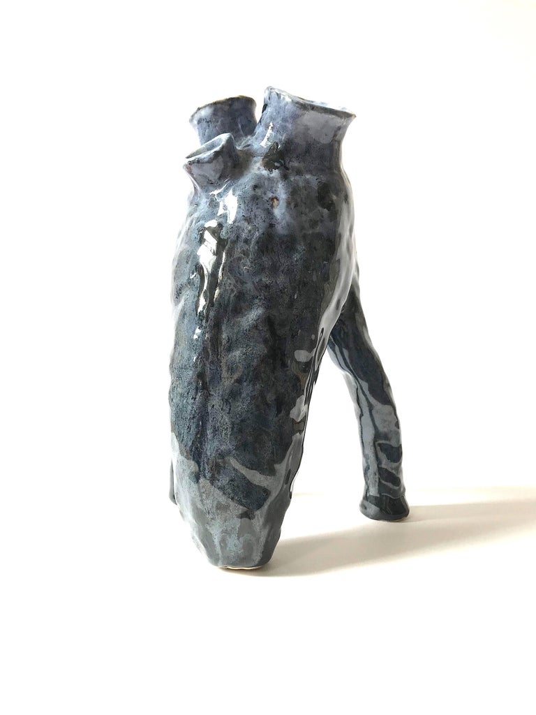 Ak Jansen - Abstract Ceramic Vessel Sculpture: 'Creature Medium No 11 ...