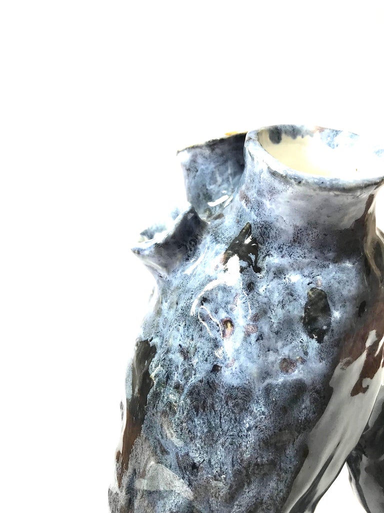 Ak Jansen - Abstract Ceramic Vessel Sculpture: 'Creature Medium No 11 ...