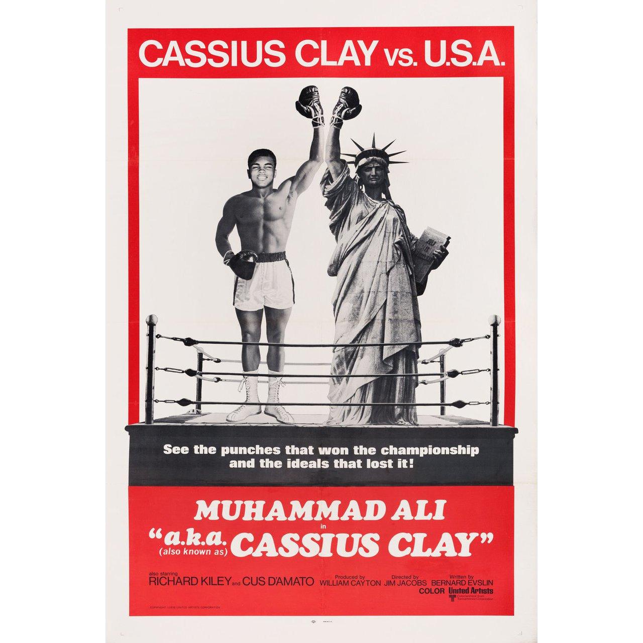 A.K.A. Cassius Clay 1970 U.S. One Sheet Film Poster For Sale at 1stDibs ...