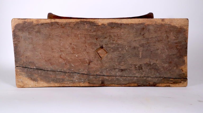 Akan Asante Fante Ghana Stool with Figure Fine and Old at 1stDibs