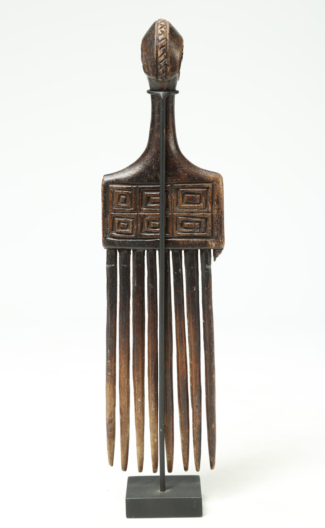 Akan Fancy Comb Ghana or Cote d'Ivoire, Early 20th Century Africa For ...