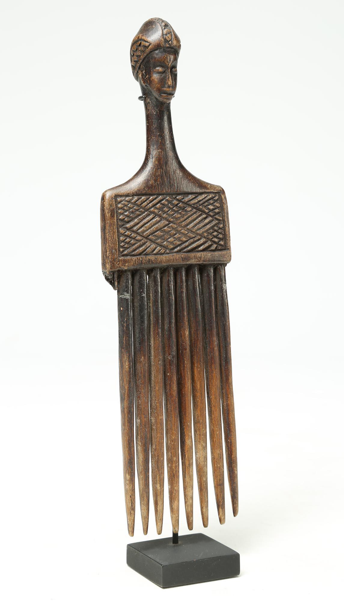 Akan Fancy Comb Ghana or Cote d'Ivoire, Early 20th Century Africa For ...