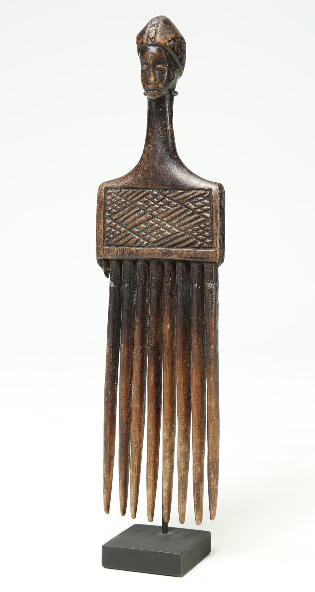 Akan Fancy Comb Ghana or Cote d'Ivoire, Early 20th Century Africa For ...