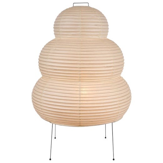 Isamu Noguchi Mid-Century Modern Vintage Paper Akari 55D Pendant Lamp ...