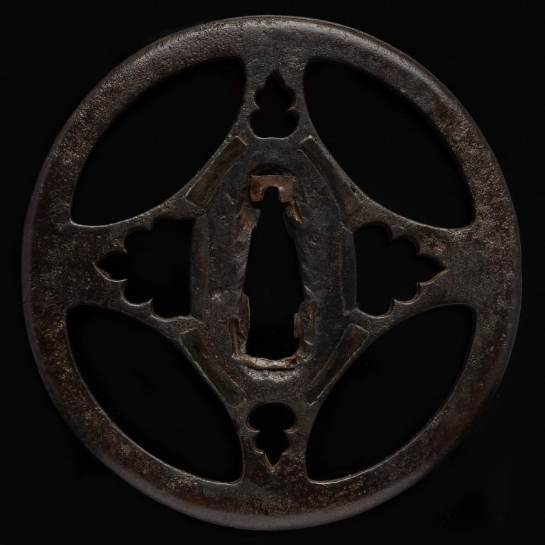 Akasaka Tsuba, Edo Period, 17th-18th Century, NBTHK Tokubets Hozon ...