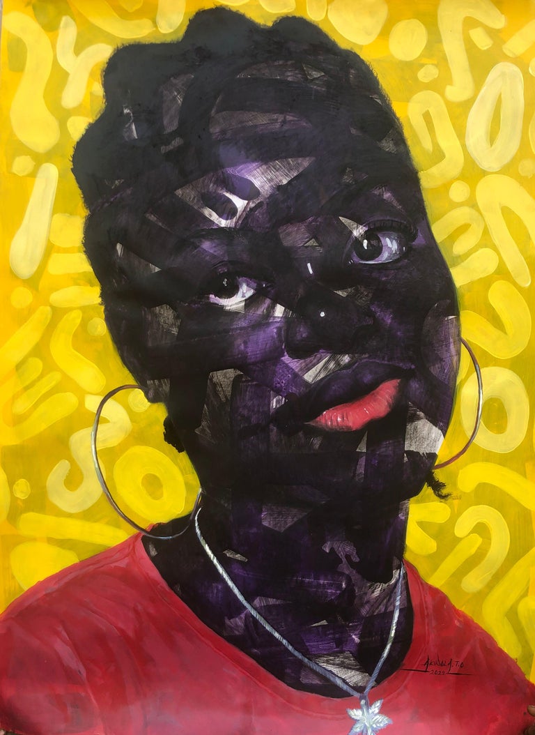 Akinola Taoheed - I Once Got A Flower For Sale at 1stDibs