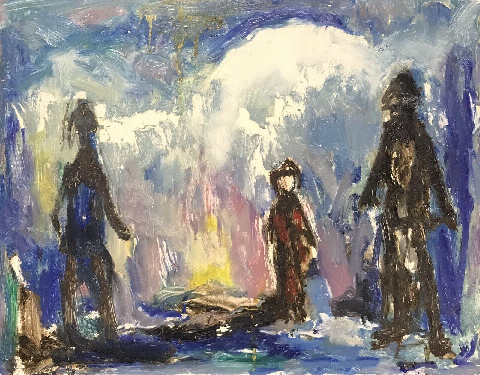 Akos Biro - 20th Century French Expressionist Oil Painting Figurative ...