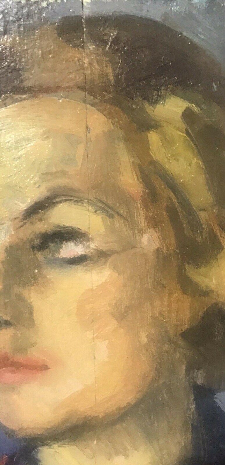 Akos Biro - AKOS BIRO (HUNGARIAN 1911-2002) EXPRESSIONIST OIL PORTRAIT ...