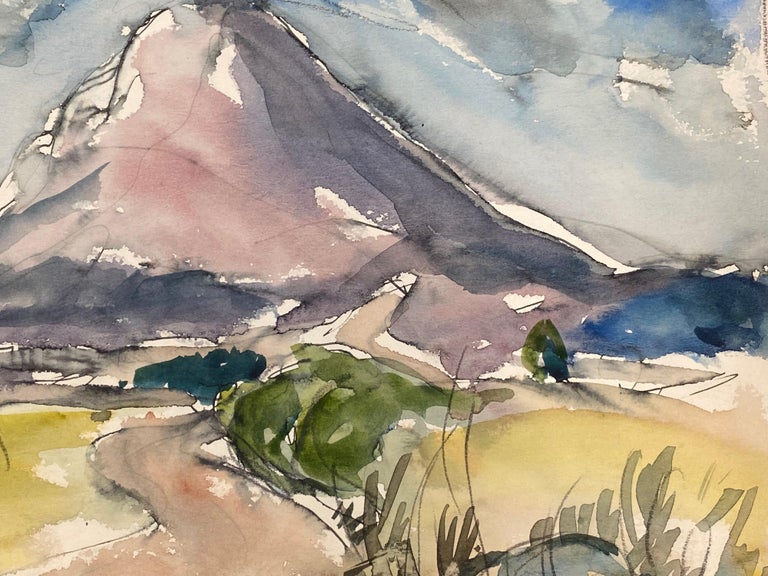 Akos Biro - Mountainous Landscape Provence French Expressionist ...