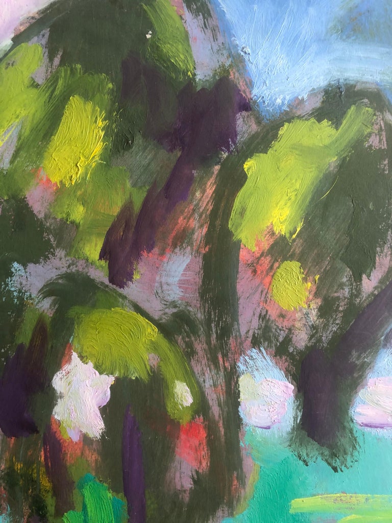 Akos Biro - Provence Landscape Colourful Abstract French Expressionist ...