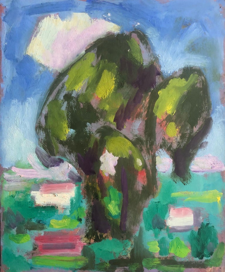 Akos Biro - Provence Landscape Colourful Abstract French Expressionist ...