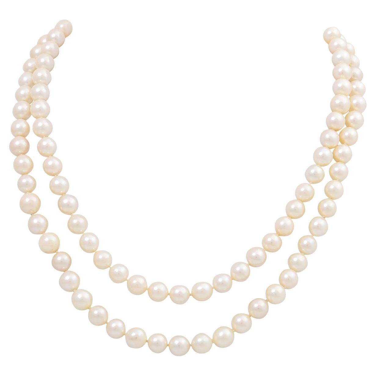 An Order of Bling Diamond and Akoya Pearl Necklace, Writing with ...