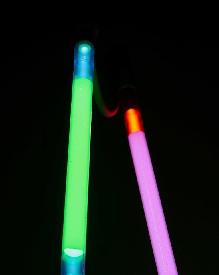 Al Blankenshein Neon Rod Floor Lamp at 1stDibs