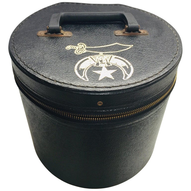 AL Malaikah Vintage Iconic Masonic Shriner Burgundy Wool Fez Hat in ...