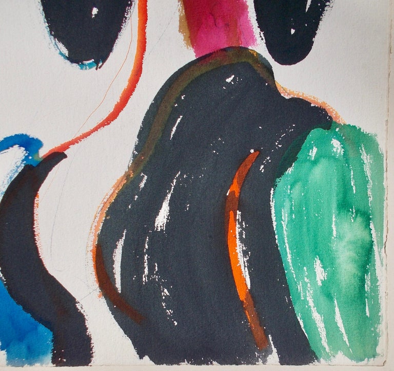 Al Ross (1911-2011) Colored Ink Portrait of a Woman For Sale at 1stDibs ...